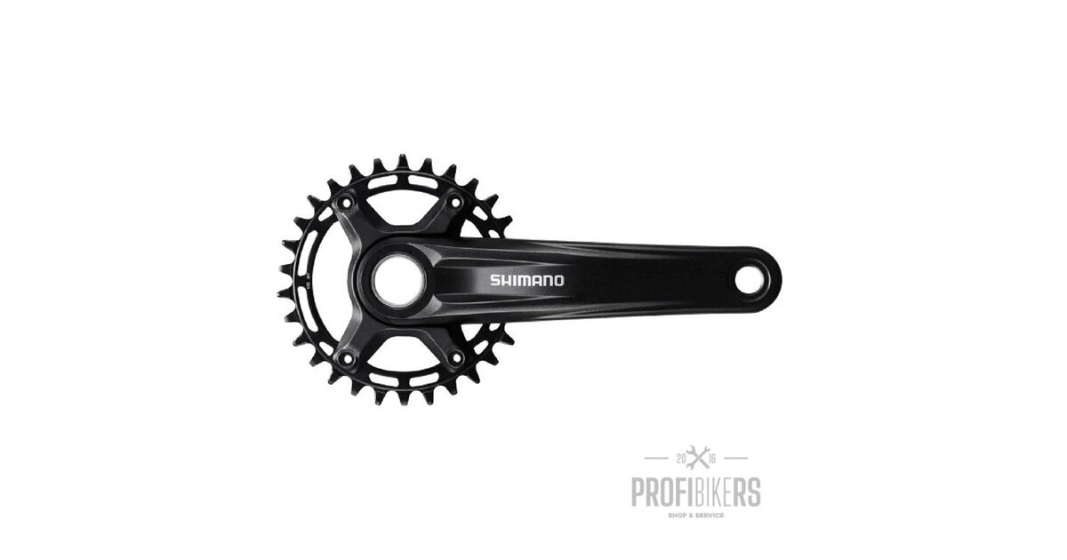 Stred FC-MT510 175mm 34z. 12-k. dvojdielny čierny bez ložísk